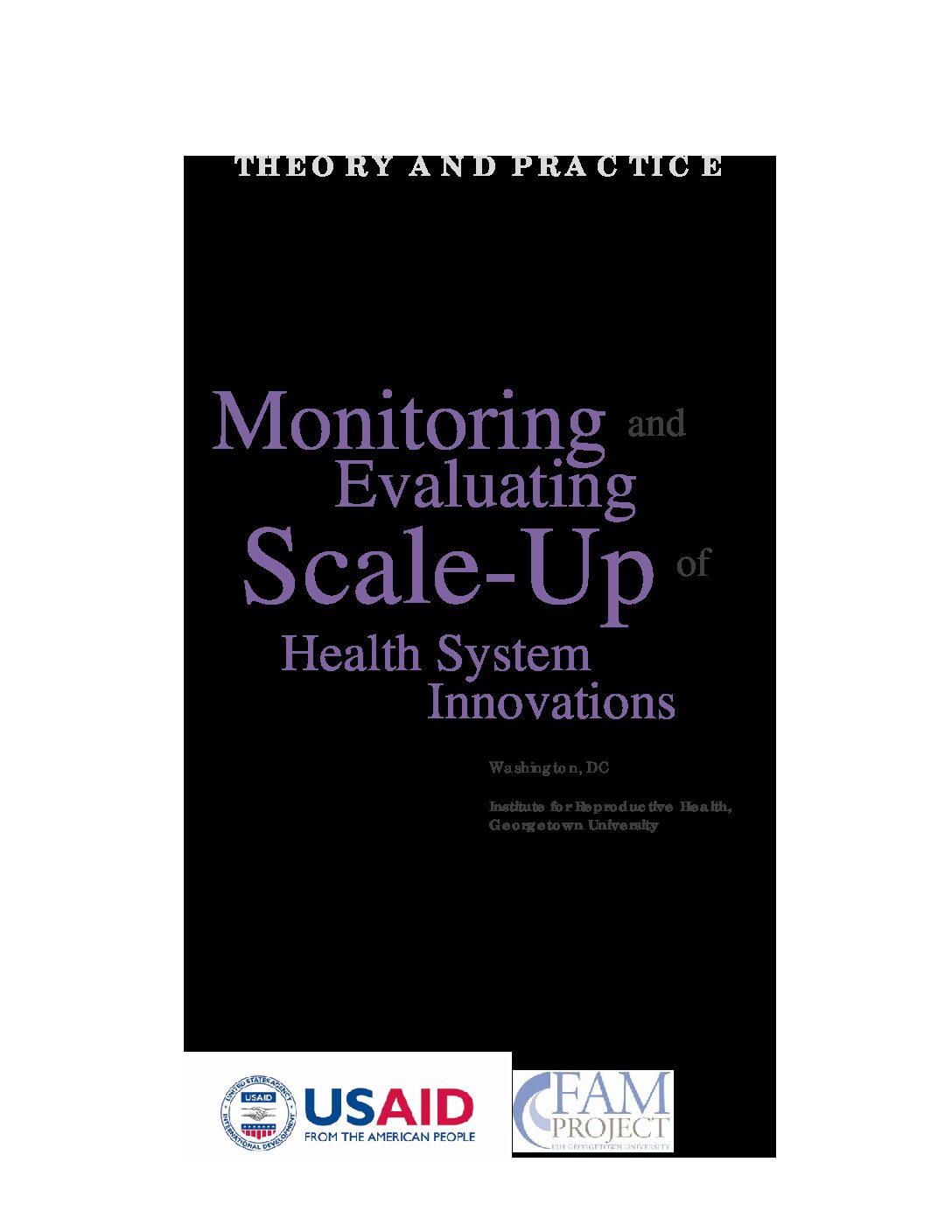 Monitoring and Evaluating Scale-Up of Health System Innovations – Scaling Community of Practice